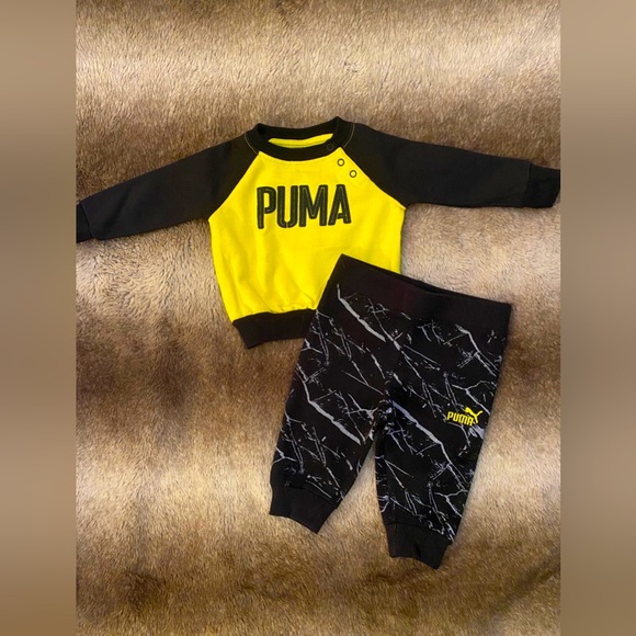 Puma | Matching Sets | Puma Baby Boy Jogger Suit Set Size 3 Mos Boy Or ...